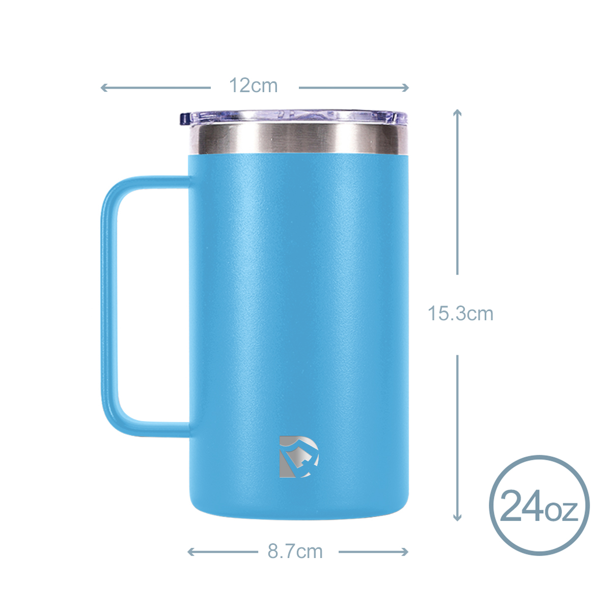 Business style spill-proof travel mug