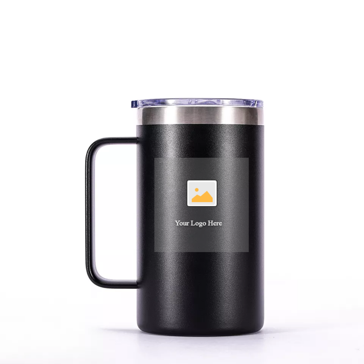 Business style spill-proof travel mug