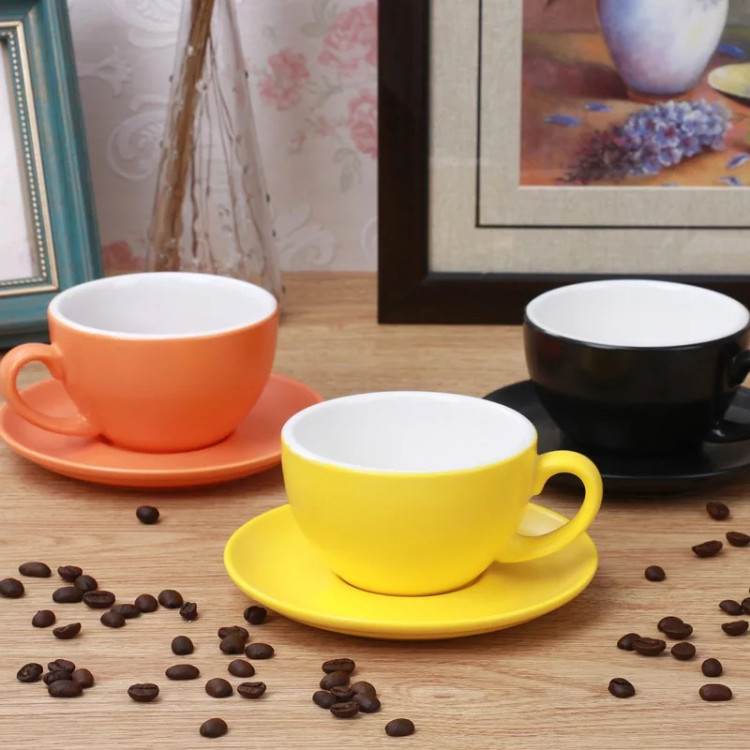 Color ceramic mini coffee cup