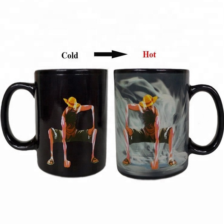 Creative animation color changing mug