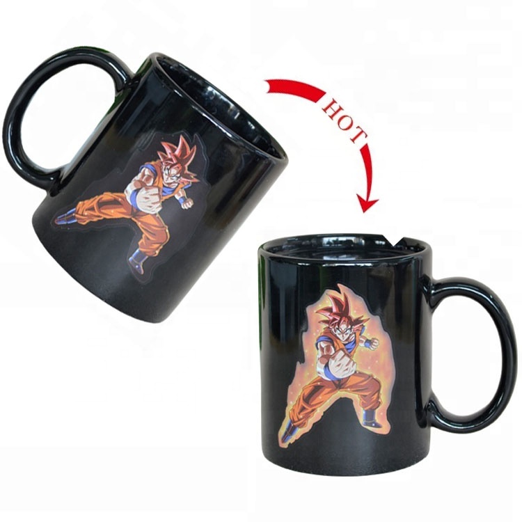 Creative animation color changing mug