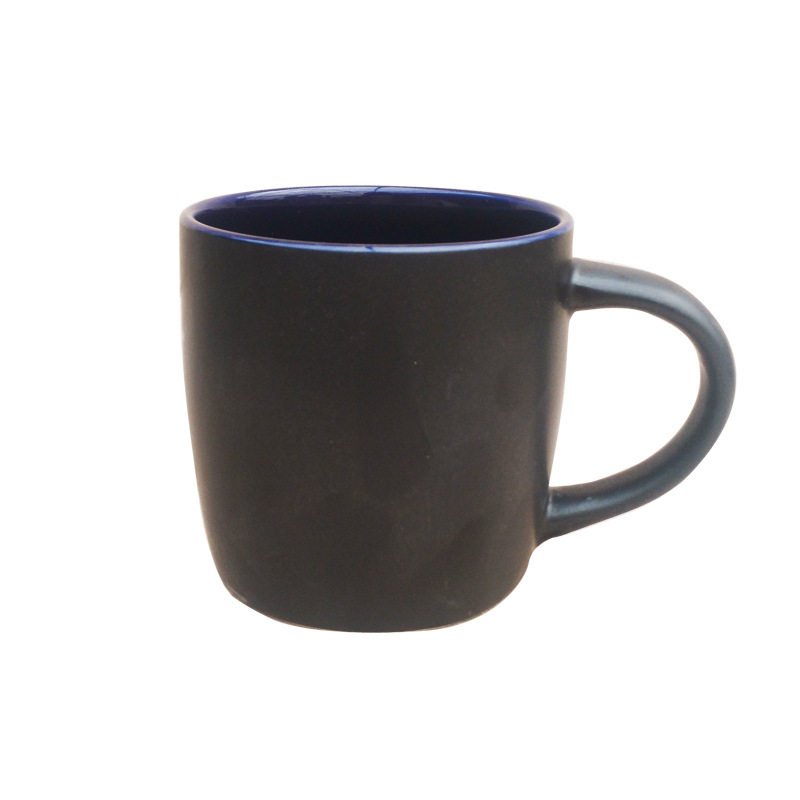 Custom matte black ceramic mug Custom matte black ceramic mug