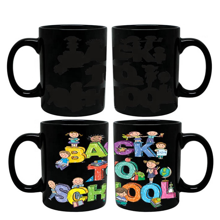 Funny shape ceramic magic mug
