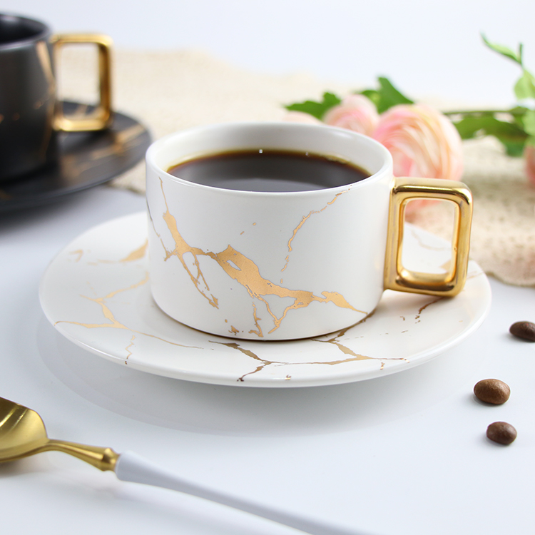 Luxury style color coffee cup
