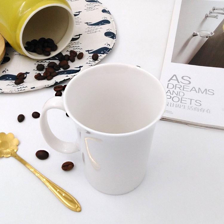 Promotion of unique large-mouth ceramic mugs