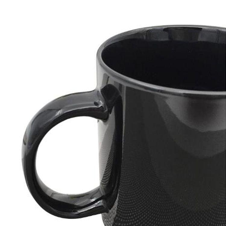 Wholesale high quality black ceramic mug
